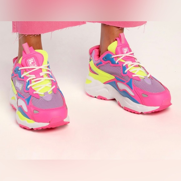 Fila | Shoes | Fila Pink Chunky Sneakerthese Are Big Size Sats 55 But ...